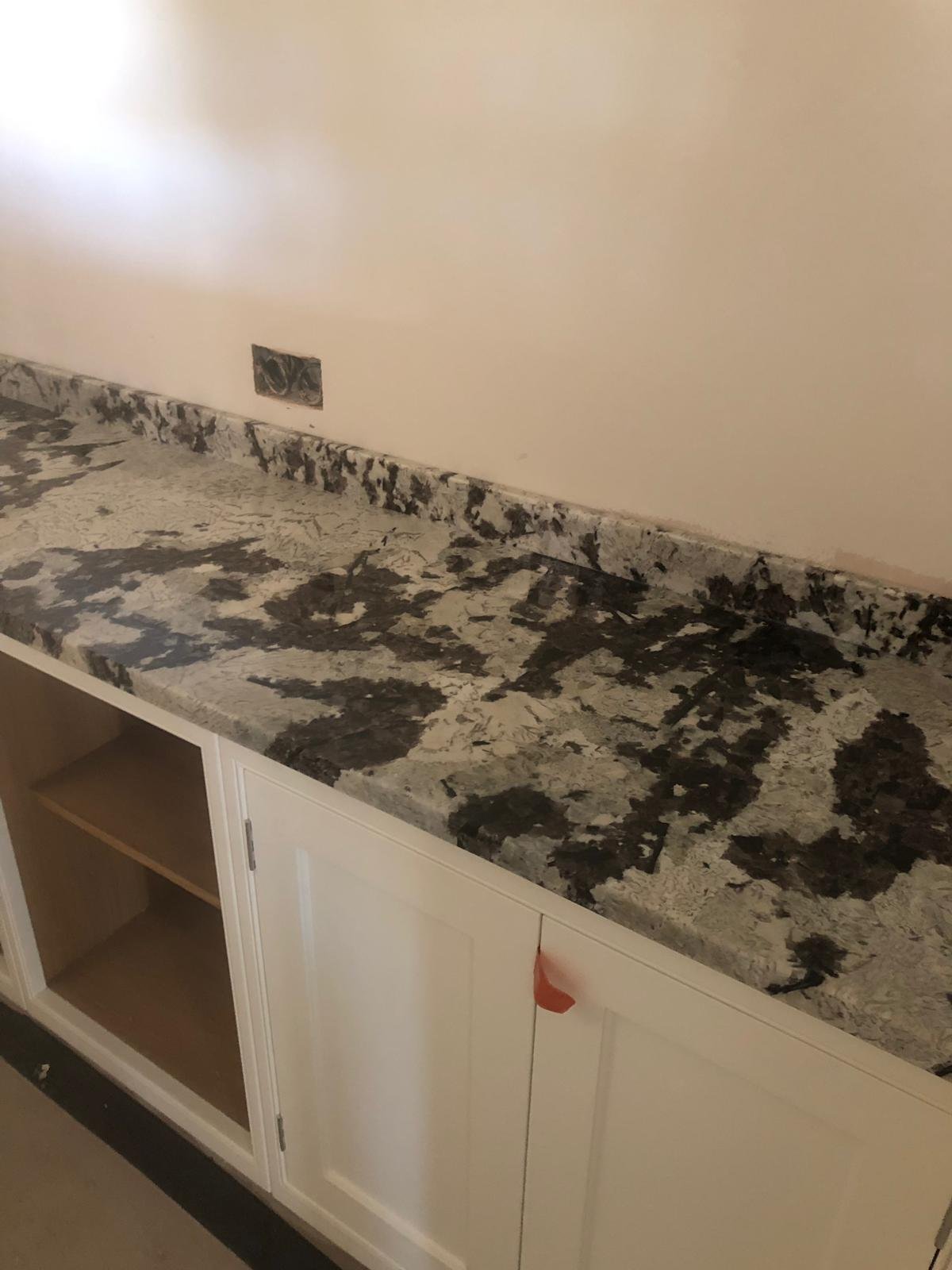 30mm Splendour White Granite Kitchen Installation - Medusa Stone