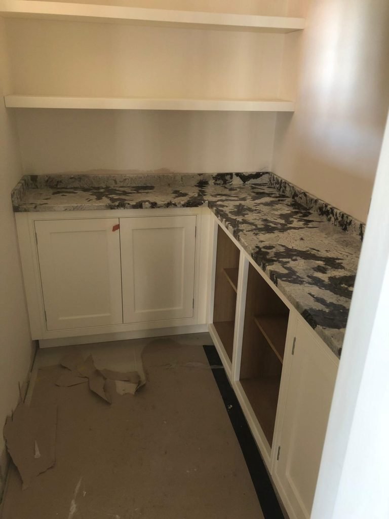 30mm Splendour White Granite Kitchen Installation - Medusa Stone