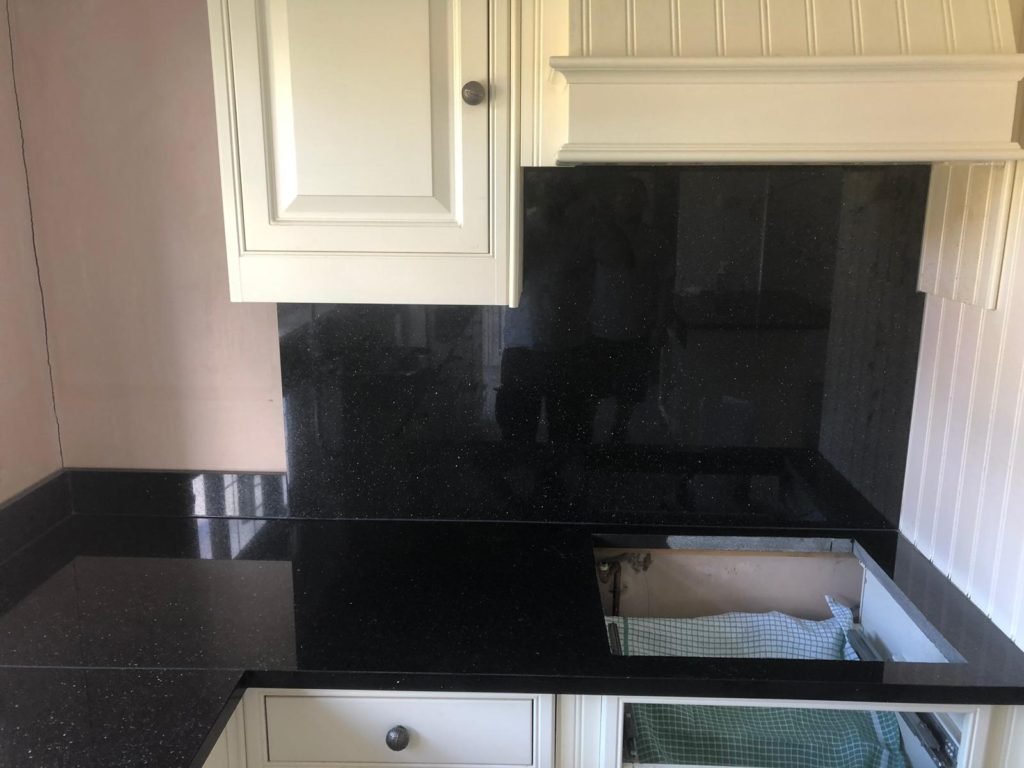 30mm Star Galaxy Granite Backsplash - Medusa Stone